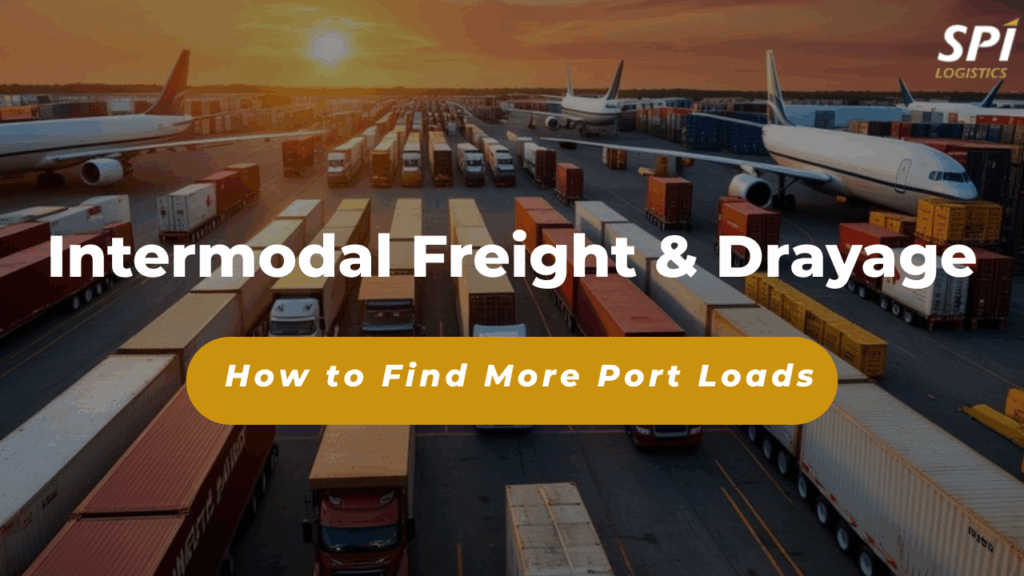 Intermodal Freight & Drayage: How to Find More Port Loads | SPI Logistics