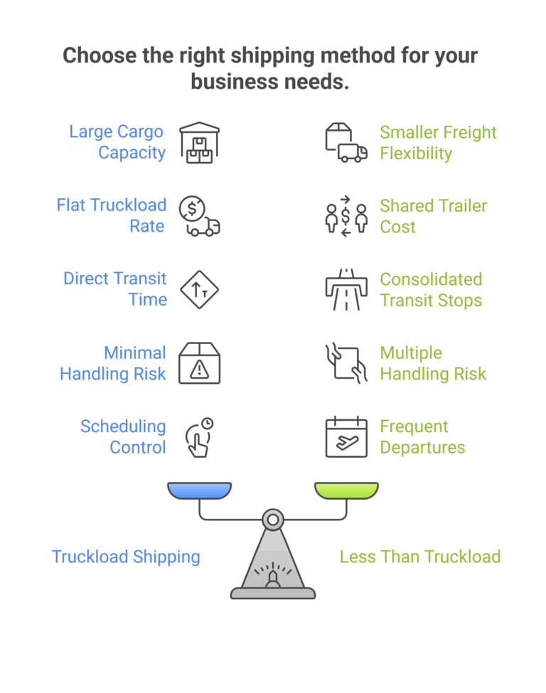 FTL vs LTL Shipping Guide to Exploit Freight Efficiency