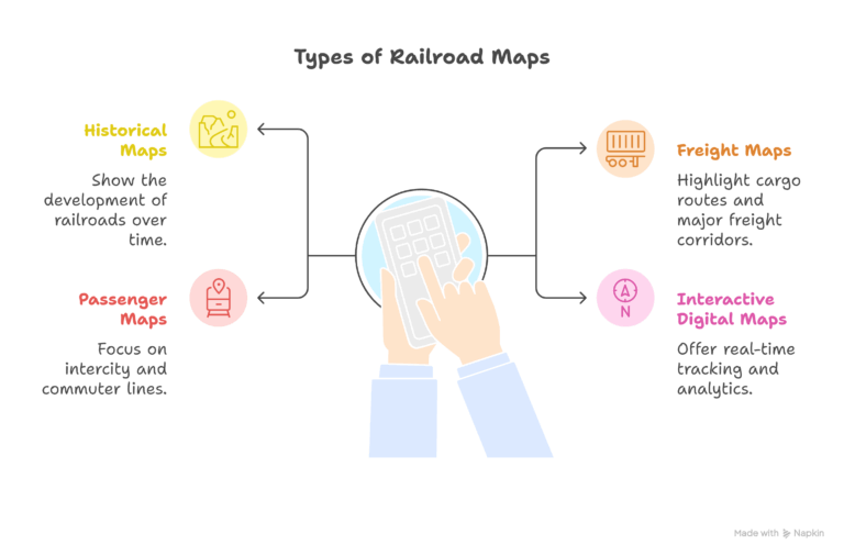 Pick Railroad Maps Guide- North American Tracking Tools